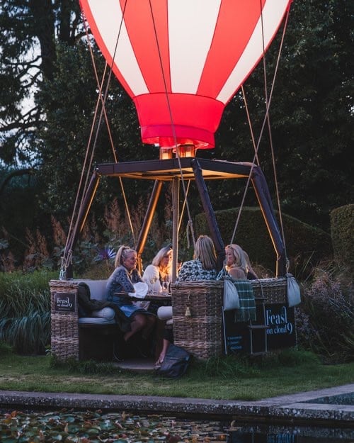 Feast on Cloud 9 - A Magical Hot Air Balloon Dining Experience. | DOWTK